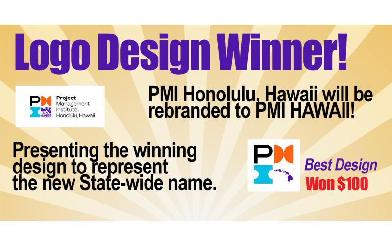 Winner! Logo Design Contest | PMI Hawaii